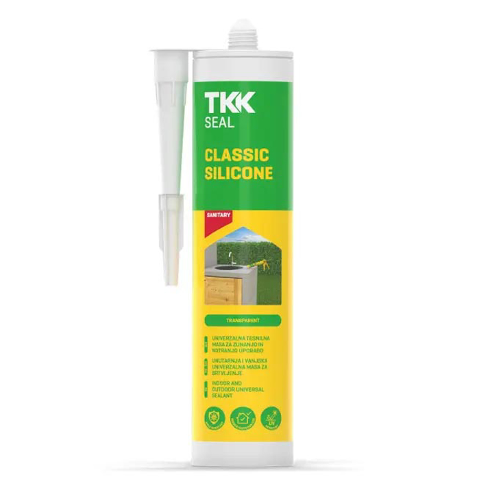 Silikon TKK Tekasil Acetat crni 280 ml