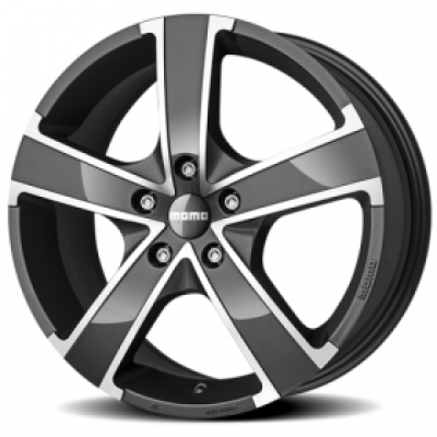 FELNA ALU 18X8.0 5/112 ET40 79.6 MOMO WIN PRO EVO GLOSSY ANTHRACITE POLISHED