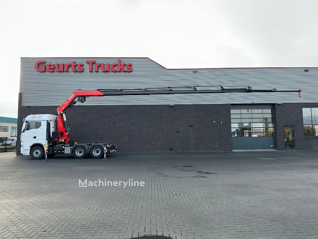 MAN TGX 33.520 6X4 TREKKER-BAKWAGEN COMBI + FASSI F485RA.2.28 KRAAN/ autodizalica