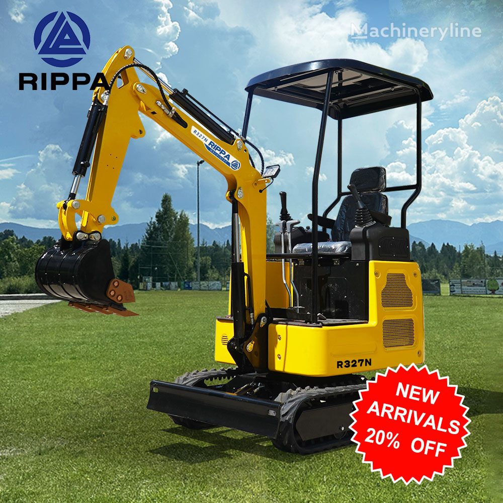 Novi Rippa R327-CE-Pilot control-Strong Powe|Optional Kubota Engine mini bager