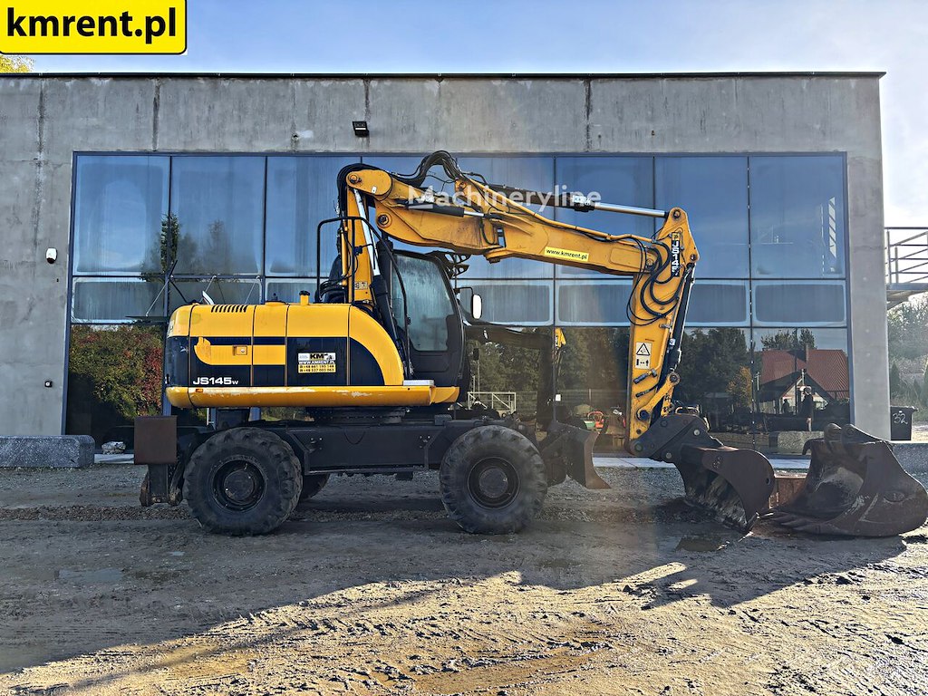 JCB JS 145 W KOPARKA KOŁOWA 2011R. | JS 130 160 313 315 CAT KOMATSU bager točkaš
