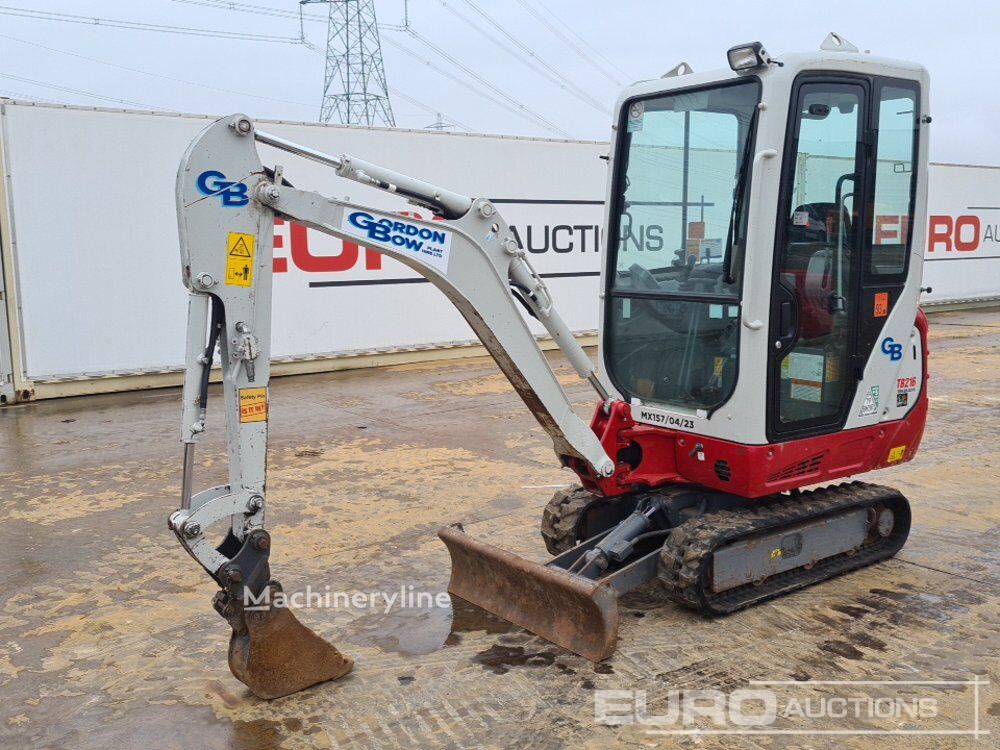 Prodaje se Takeuchi TB216 mini bager na aukciji