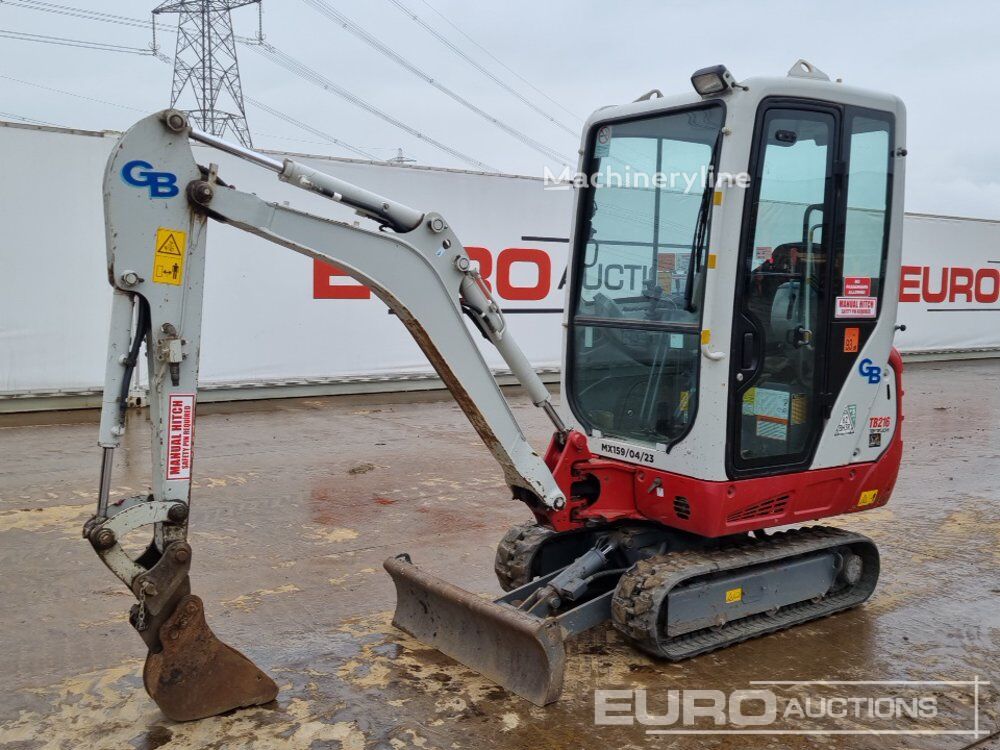 Prodaje se Takeuchi TB216 mini bager na aukciji