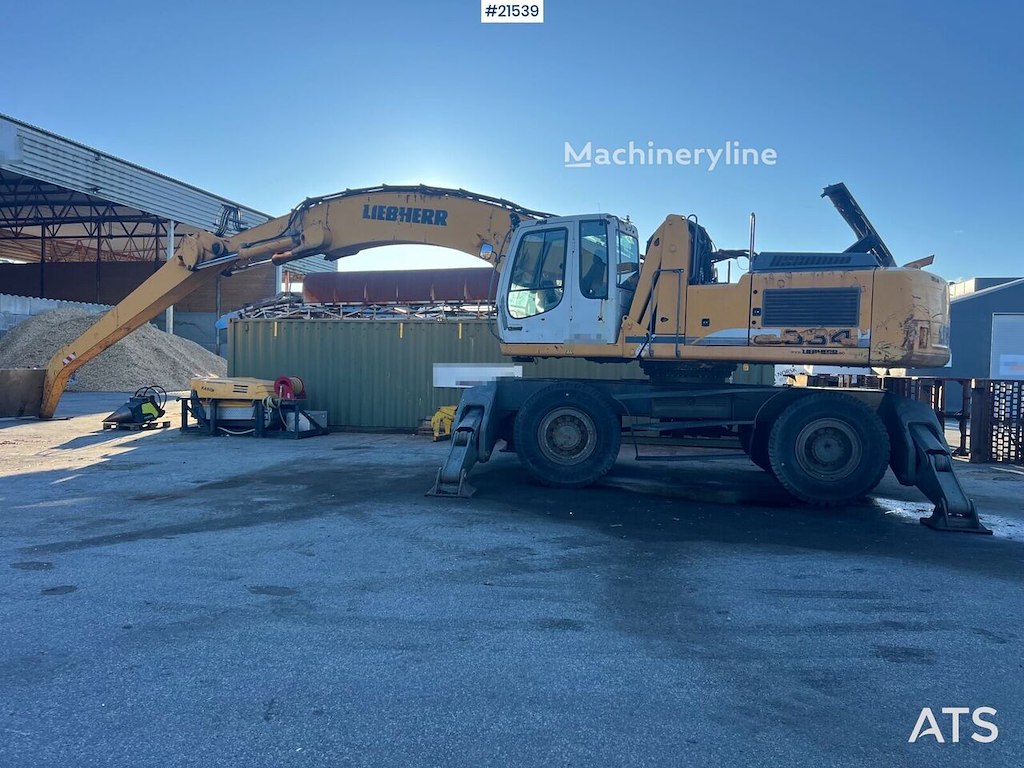 Liebherr A934 C HD Lintronic Hjulmaskin m/ hevbar hytte og klype bager za pretovar