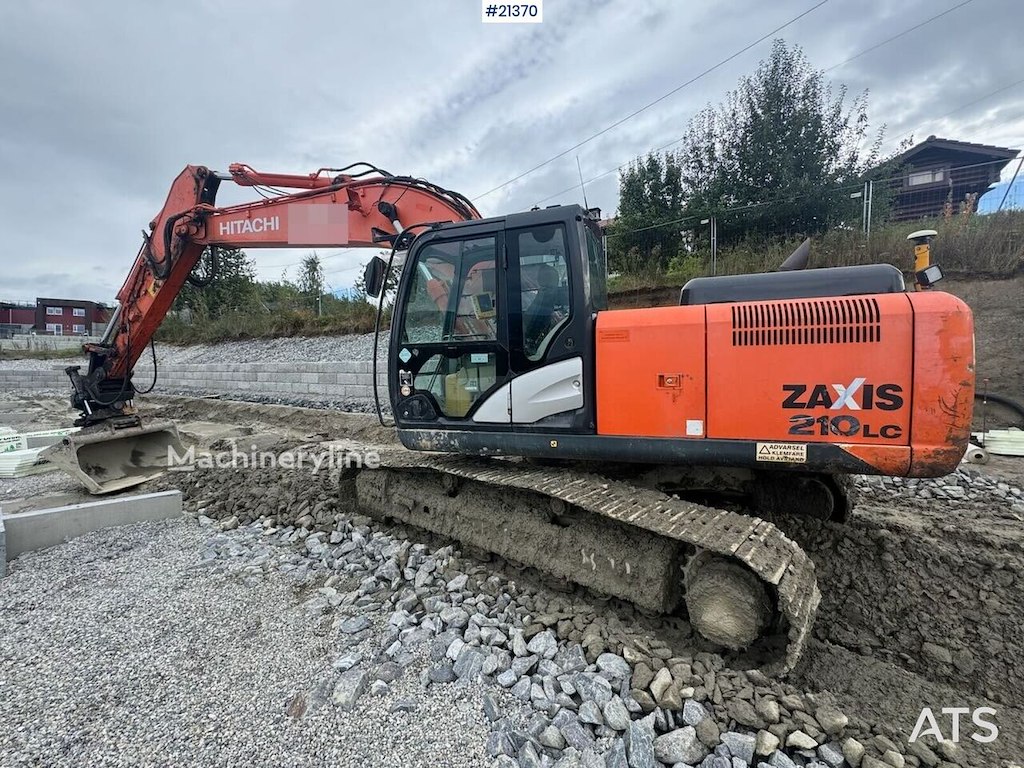 Hitachi ZX210LC-5B Beltegraver m/ tilt, skuffe og GPS bager guseničar