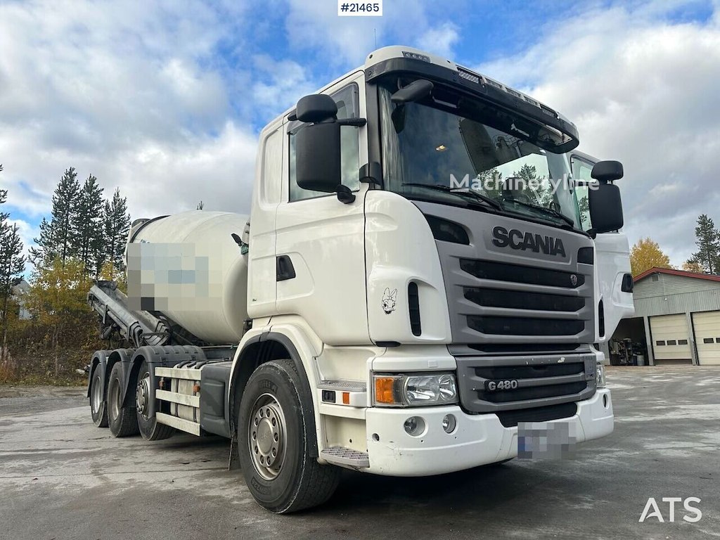 Saraka na šasiji Scania G480 kamion s mešalicom za beton