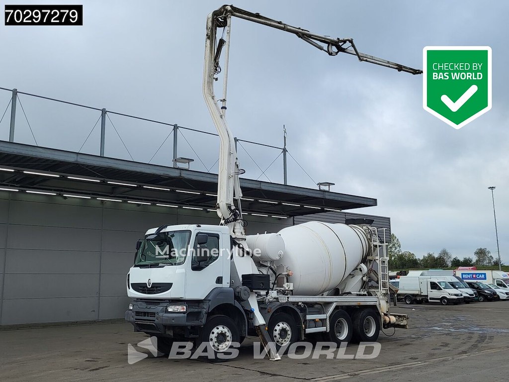 Renault Kerax 8X4 Mecbo M3-23/100-BZ Pomp+Mixer Big-Axle Steelsuspension kamion s mešalicom za beton