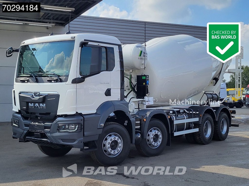 Novi MAN TGS 41.440 8X4 New! 12m3 Stetter Mixer Big-Axle Steelsuspension kamion s mešalicom za beton