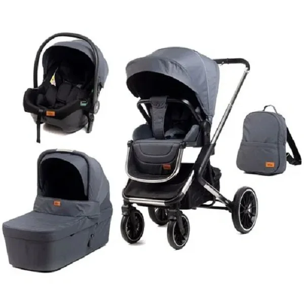 KOLICA ZA BEBE 3U1-FLEXITRIO-6567-GREY