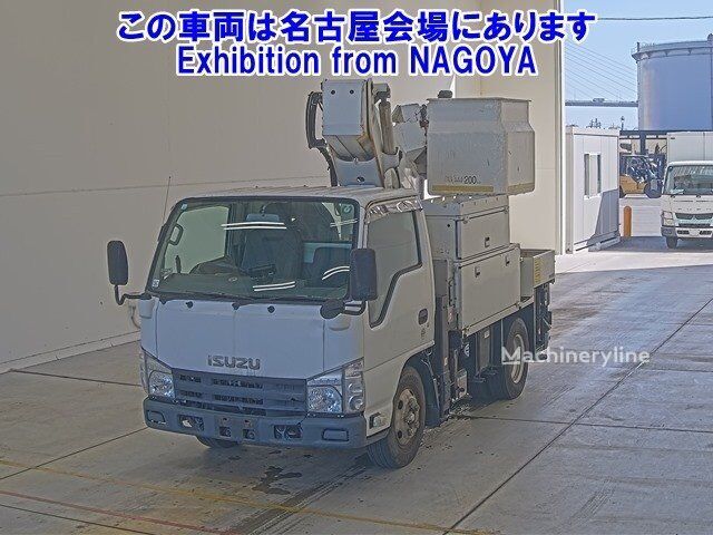 Isuzu ELF auto dizalica s korpom