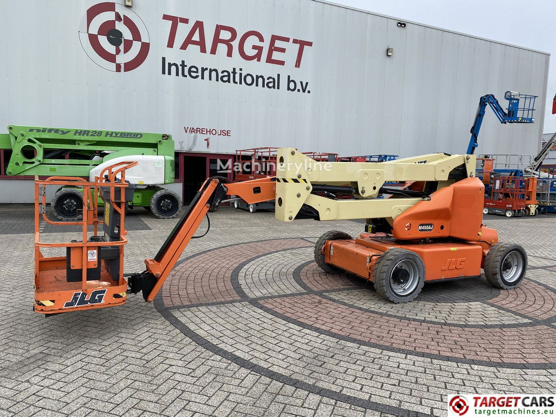 JLG M450AJ ARTICULATED ELECTRIC BOOM WORKLIFT W/JIB 2013 1572CM hidraulična zglobna platforma