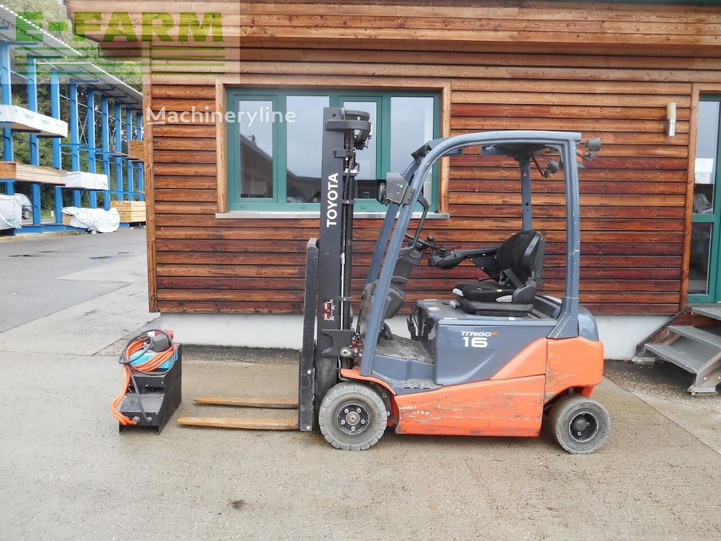 Toyota 8fbnkt16t triplex 4,7m + ss + ladegerät ( lithiu električni viljuškar