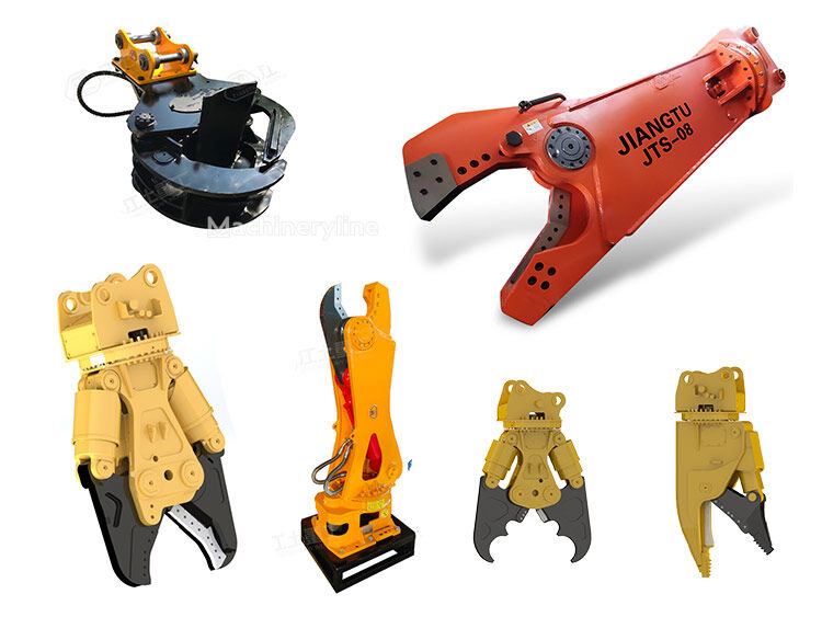 OEM/ODM Hydraulic Shear/Crusher for Excavators/backhoe from China leading excavator attachments manufacturer Jiangtu JT00/01/02/04/06/08/10/14/17 za bagera