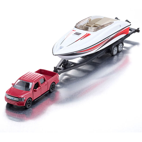 Siku Ford F150 with Motor Boat 2568