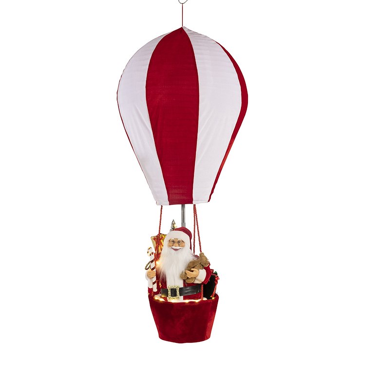 Figura Deda Mraz – od polyestera u balonu sa LED