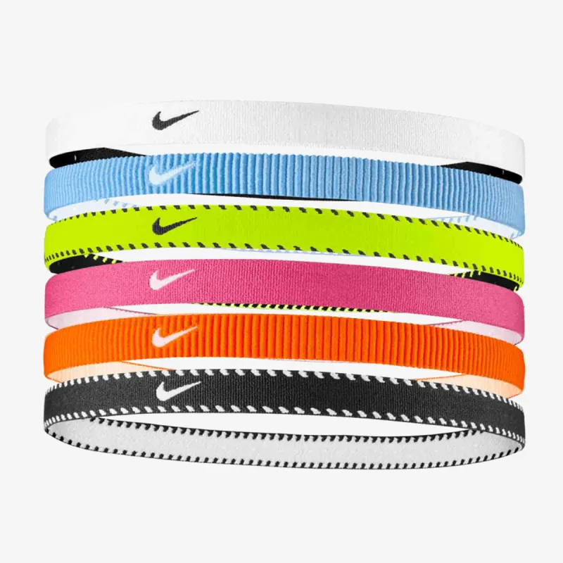 Nike NIKE FLEX CLASSIC HEADBANDS 6PK VOLT/VIV