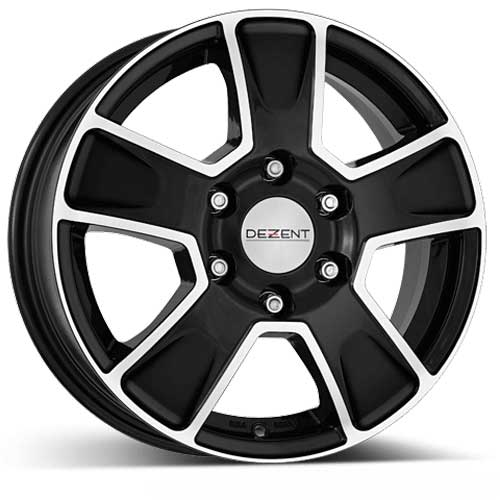 Alu felna 16x6,5 6/130 ET62 DEZENT Van - Black Polished