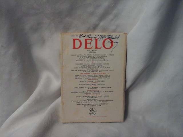 Delo april 1957 broj 4 Moša Pijade