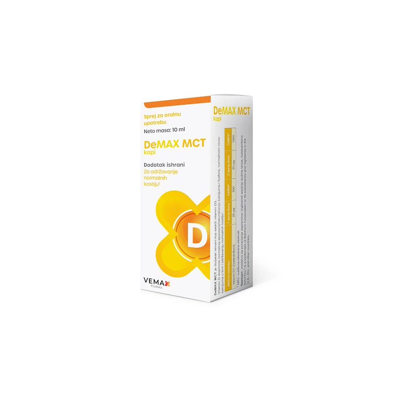 DeMAX MCT kapi vitamin D 10ml