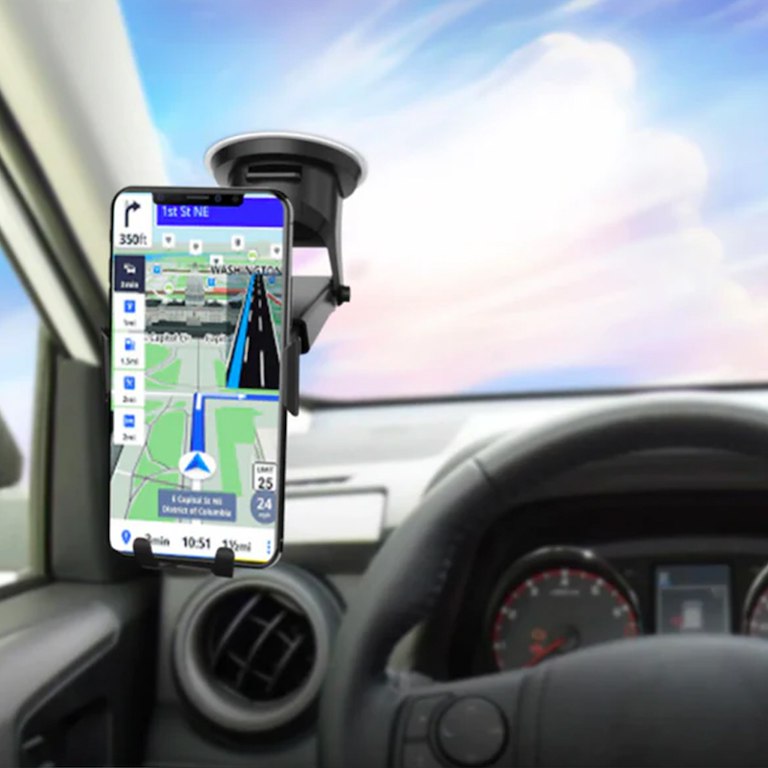 Držač za mobilni telefon YESIDO GRAVITY na vakum