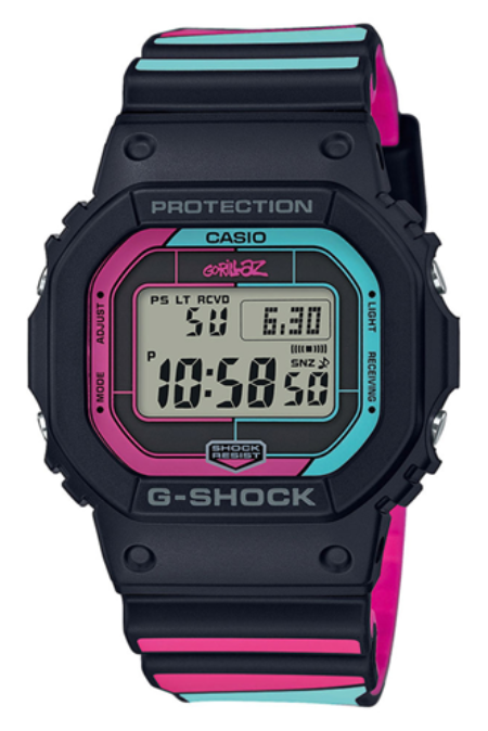 RUCNI SAT CASIO G-Shock X Gorillaz Unisex Ručni Sat GW-B5600GZ-1ER