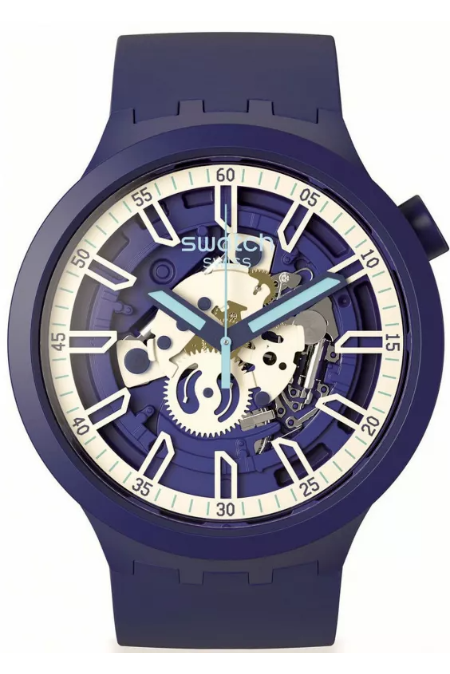 RUCNI SAT SWATCH BIG BOLD ISWATCH BLUE SB01N102