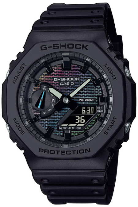 RUCNI SAT CASIO G-SHOCK Rainbow Brick Wall GA-2100RW-1AER