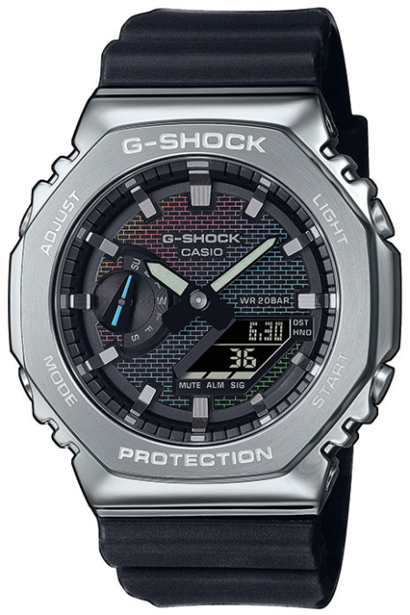 RUCNI SAT CASIO G-Shock Rainbow Brick Wall GM-2100RW-1AER