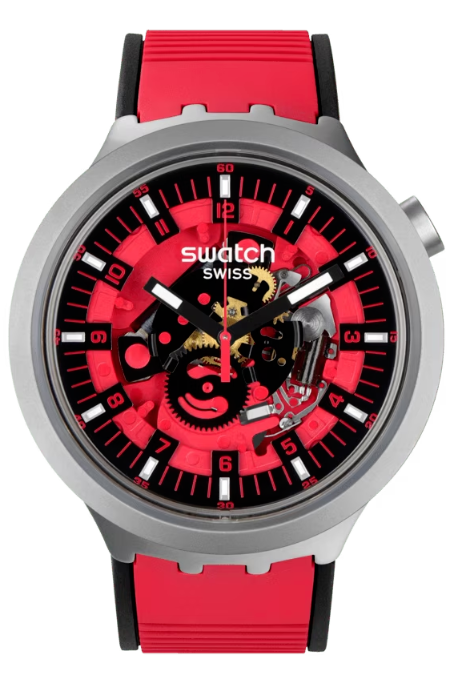 RUCNI SAT SWATCH BIG BOLD IRONY RED JUICY SB07S110