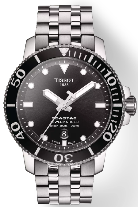 RUCNI SAT TISSOT Seastar 1000 Powermatic 80 T120.407.11.051.00