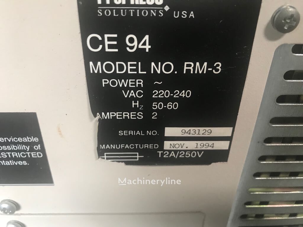 Prepress Solution CE94 Model RM-3 toplotna presa