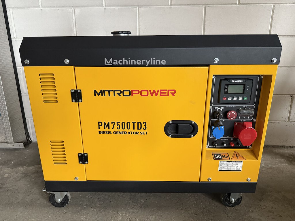 Novi Mitropower PM7500TD3 diesel generator