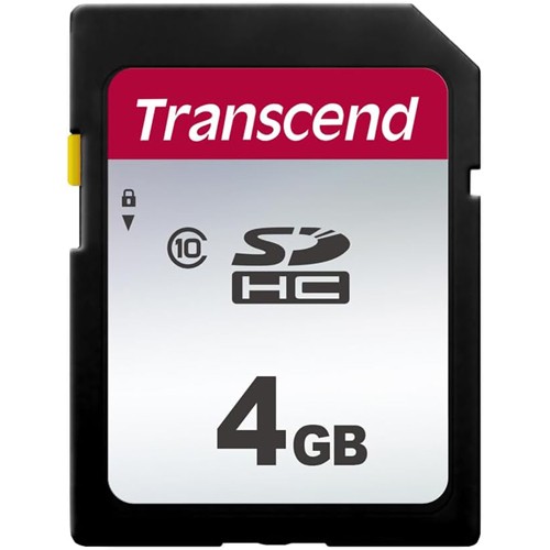 Transcend 4GB SDHC Class 10 Memorijska kartica | TS4GSDC300S