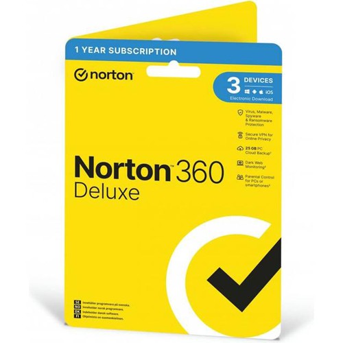 Norton 360 Deluxe, 3 uređaja, 2 godine