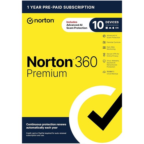 Norton 360 Premium, 10 uređaja, 2 godine