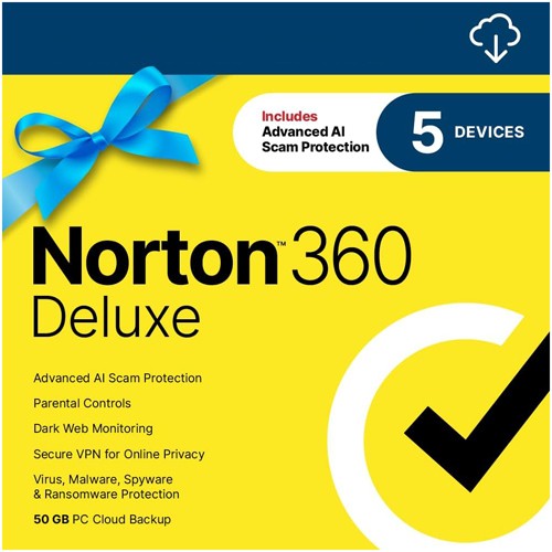 Norton 360 Deluxe, 5 uređaja, 3 godine