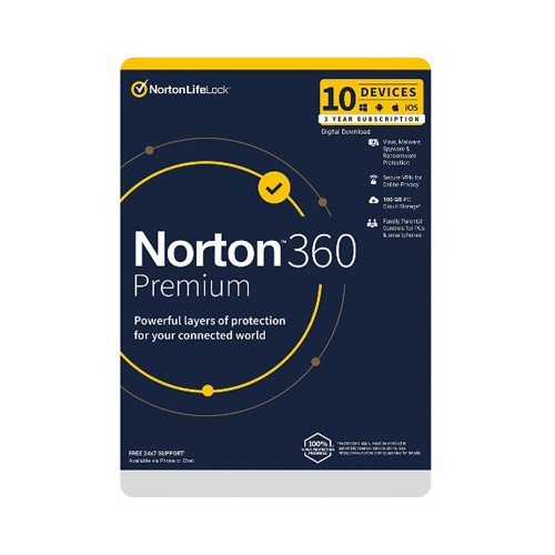 Norton 360 Premium, 10 uređaja, 3 godine