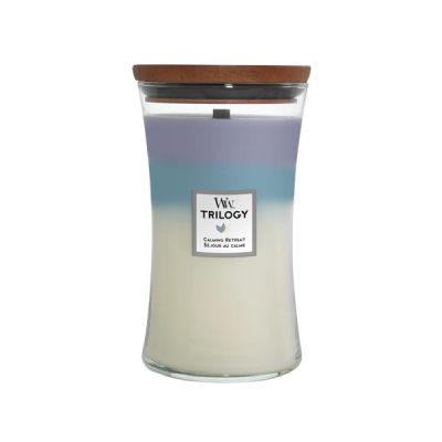 Mirišljava sveća - WoodWick Trilogy, Calming retreat, large