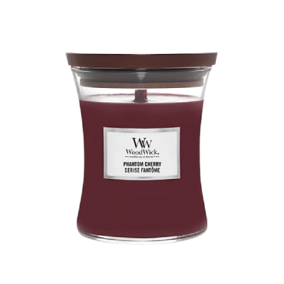 Mirišljava sveća - WoodWick Classic, Phantom cherry, medium