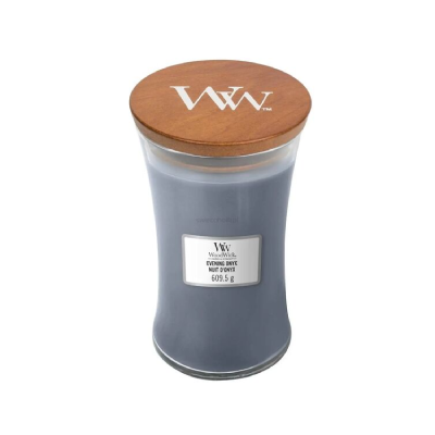 Mirišljava sveća - WoodWick Classic, Evening onyx, large