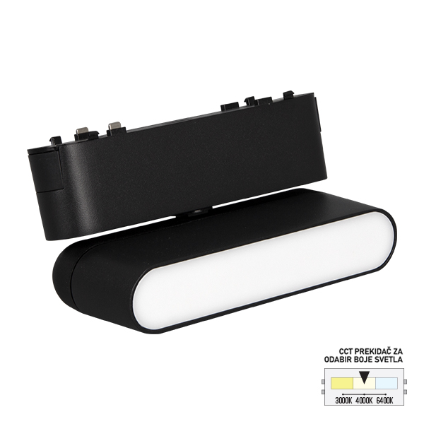LED MAGNETNA SVETILJKA CCT ULTRA SLIM FMS1101-6 BK