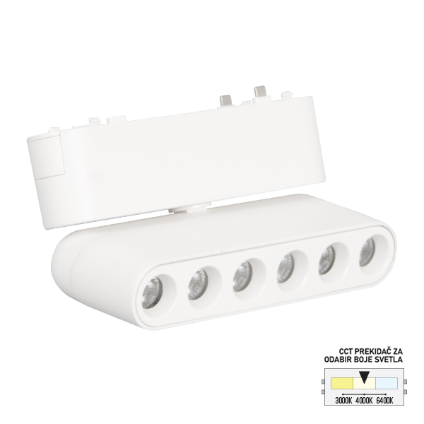 LED magnetna svetiljka CCT ULTRA SLIM FMS2101-6 WH