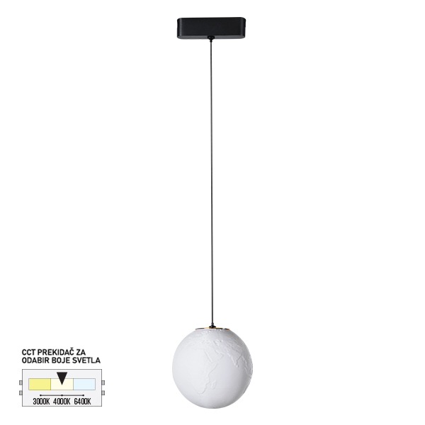 LED MAGNETNA VISILICA CCT ULTRA SLIM FMS4003-7 BK