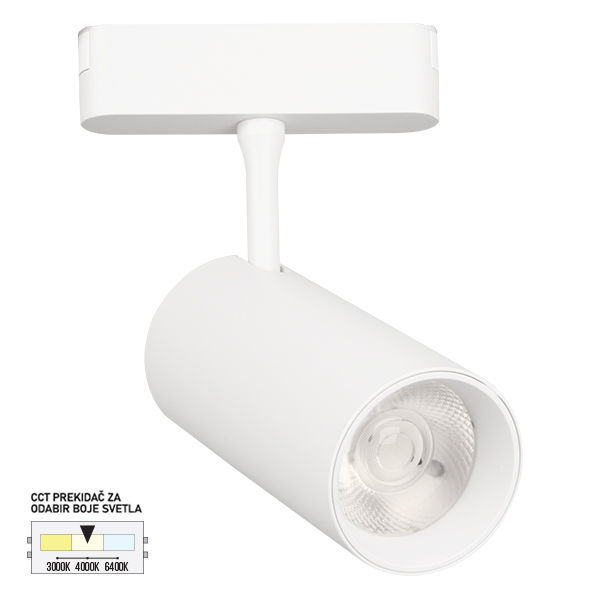 LED MAGNETNI REFLEKTOR CCT ULTRA SLIM FMS3001-20 WH