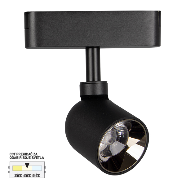 LED MAGNETNI REFLEKTOR CCT ULTRA SLIM FMS3003-7 BK