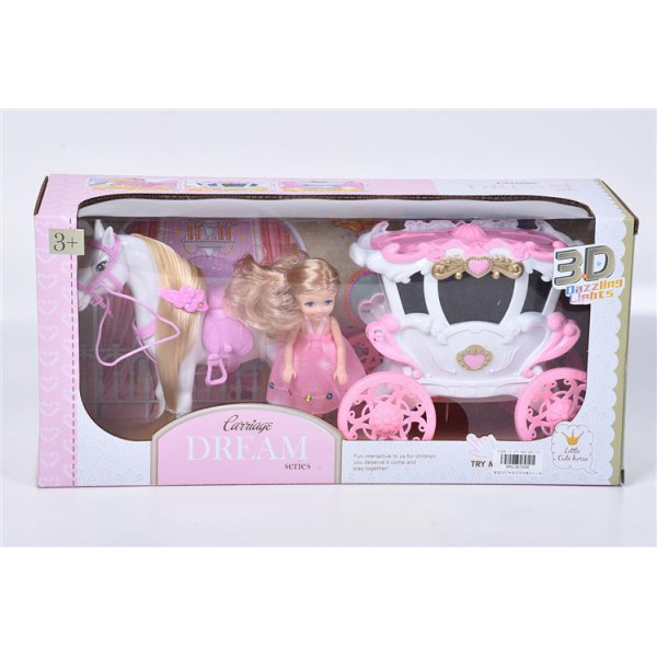 Igračka Kočija Set sa lutkicom 567698