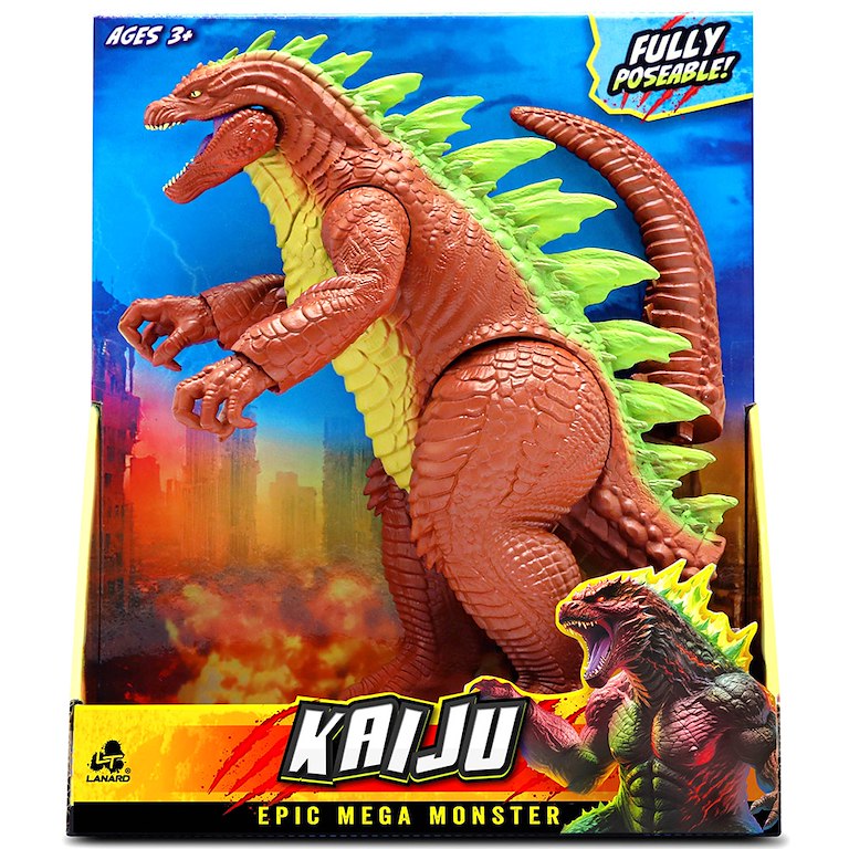Lanard Primal Clash Kaiju Godzila 20 Cm
