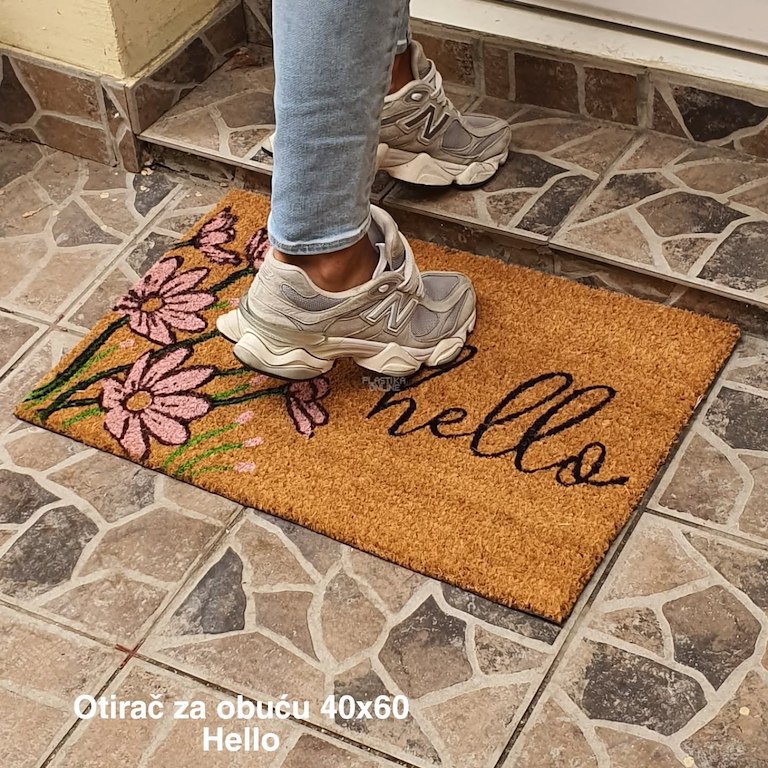 Otirač za obuću 40×60 HELLO