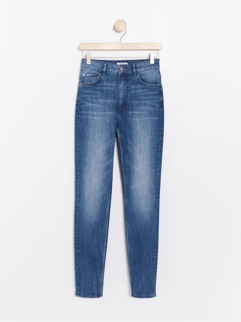 Farmerke – VERA Blue skinny jeans with high waist