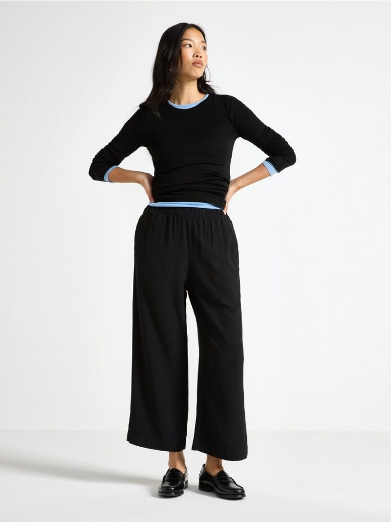 Pantalone – BELLA Straight cropped trousers